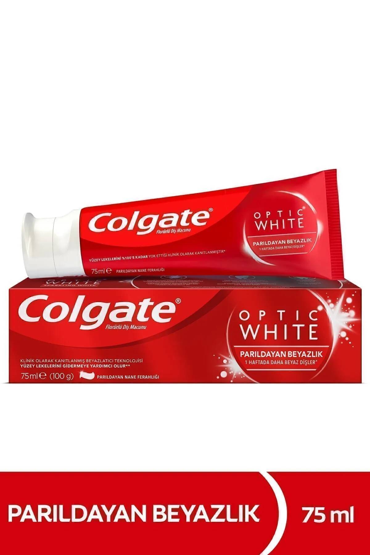 Colgate Optic White Parıldayan Beyazlık Beyazlatıcı Diş Macunu 75 ml ...