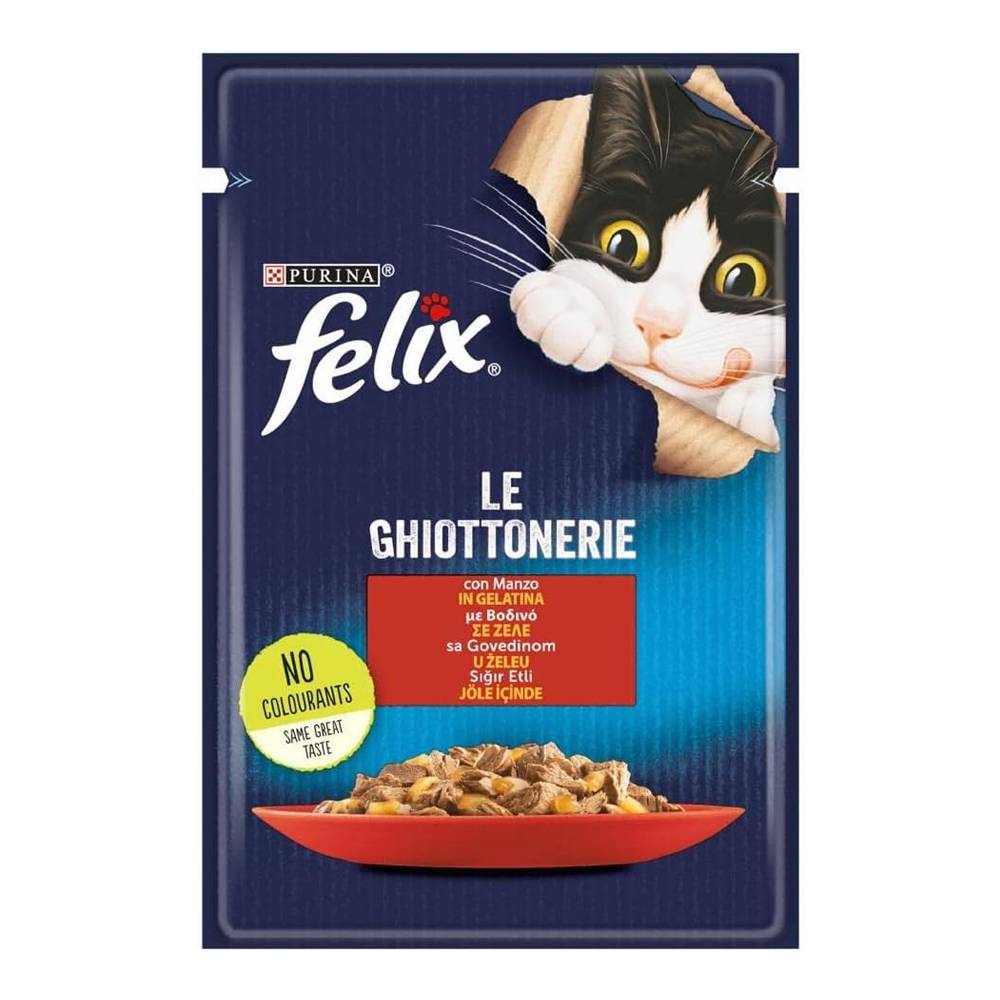 Felix Sığır Etli Kedi Yaş Mama 85 Gr x 26 Adet | ReyonPlus | Tüm Yemek ...