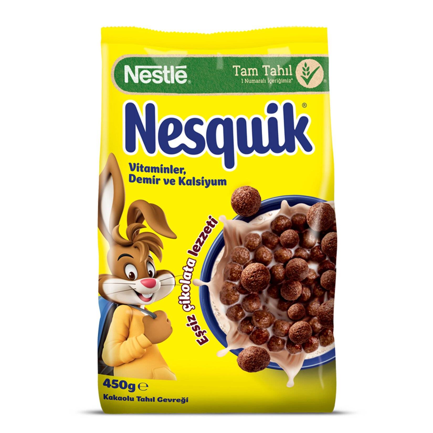 Nestle Nesquik Kakaolu Buğday ve Mısır Gevreği 450g | ReyonPlus, fiyat ...