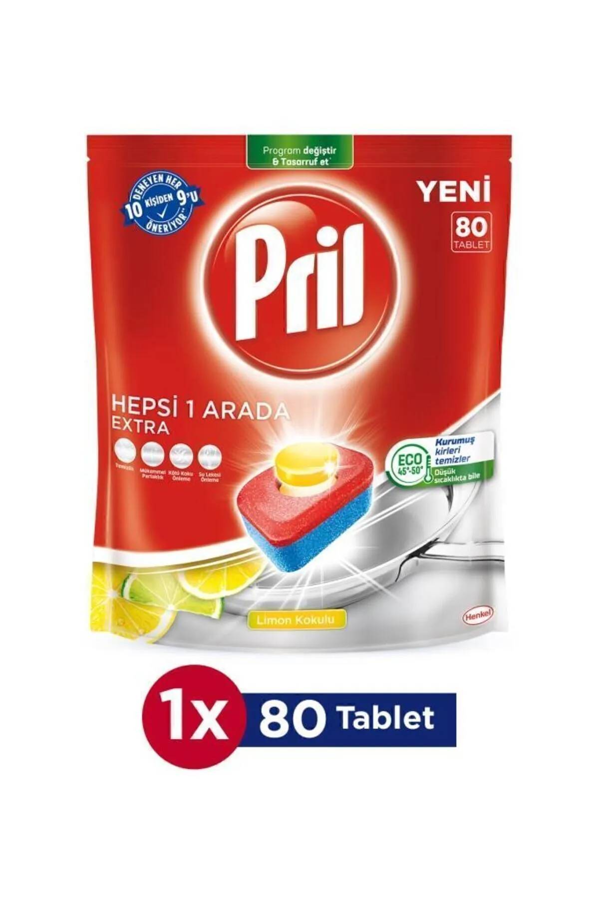 Pril Hepsi Bir Arada Extra Tablet Bulaşık Deterjanı | ReyonPlus | Tüm ...